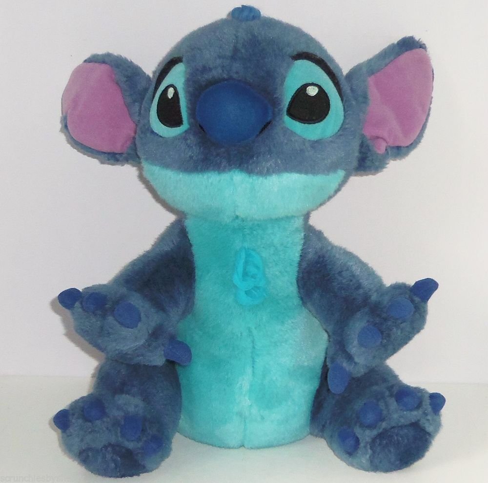 Disney Store Stitch Plush Toy Exclusive Original Blue Soft Cuddle