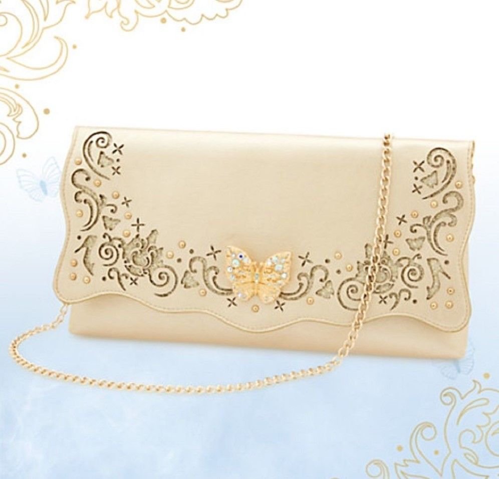 Disney Store Cinderella Handbag Purse Clutch Live Action Movie New