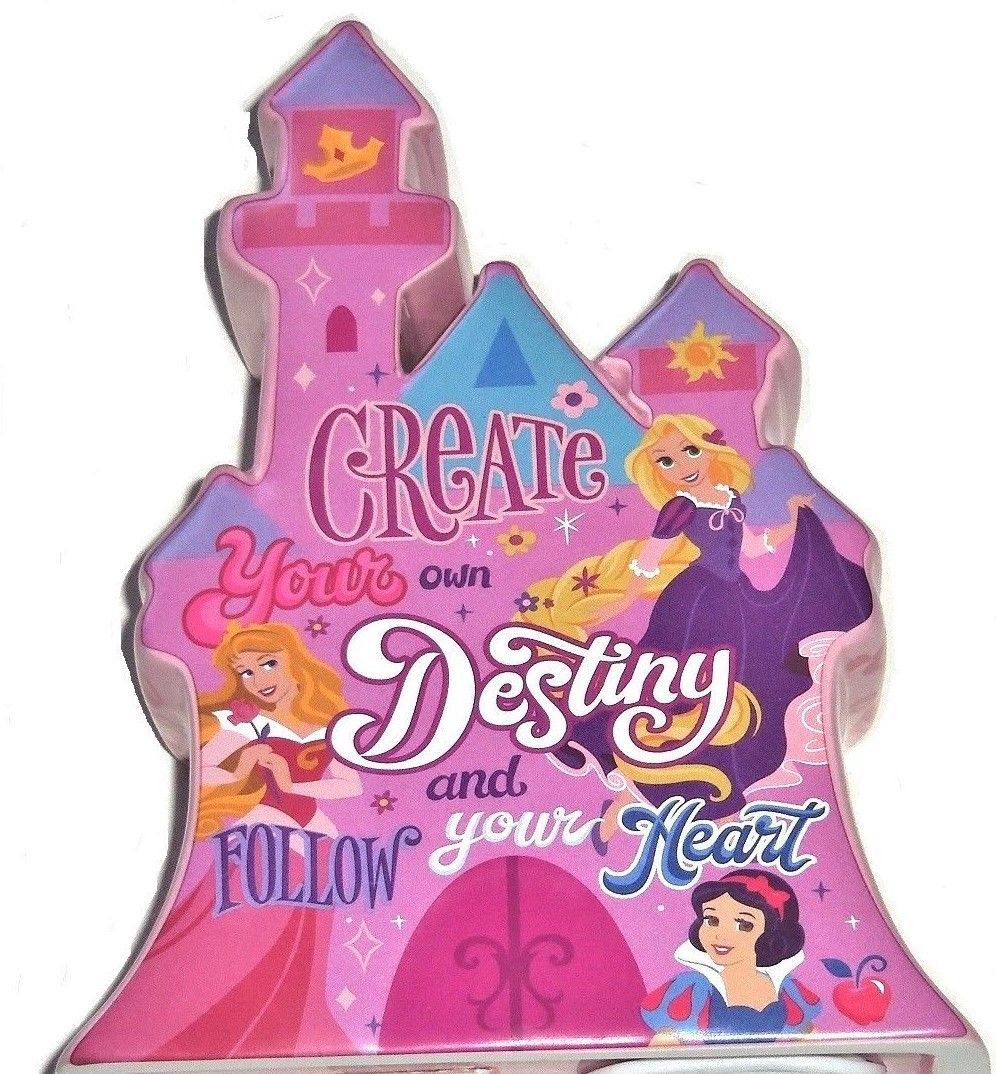 Disney Princess Castle Ceramic Bank Coin Money Theme Parks Ariel Belle ...