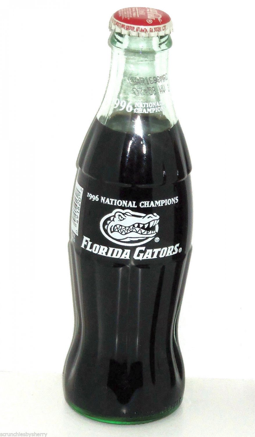 Florida Gators 96 National Champ Coke Coca Cola Bottle