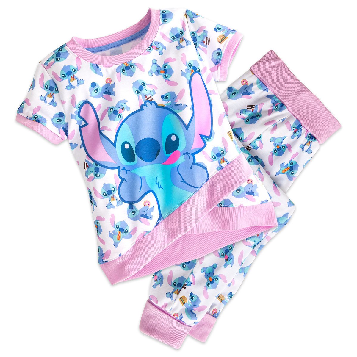 Disney Store 2 Piece Pajamas Sleep Set Stitch Size 5/6 sold AZ 3/14/2021