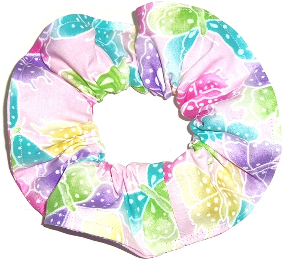 Butterflies Butterfly Glitter Fabric Hair Scrunchie Ties Scrunchies by ...