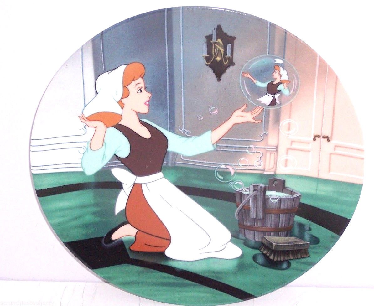 Disney Princess Cinderella Collector Plate Sing Sweet Nightingale ...