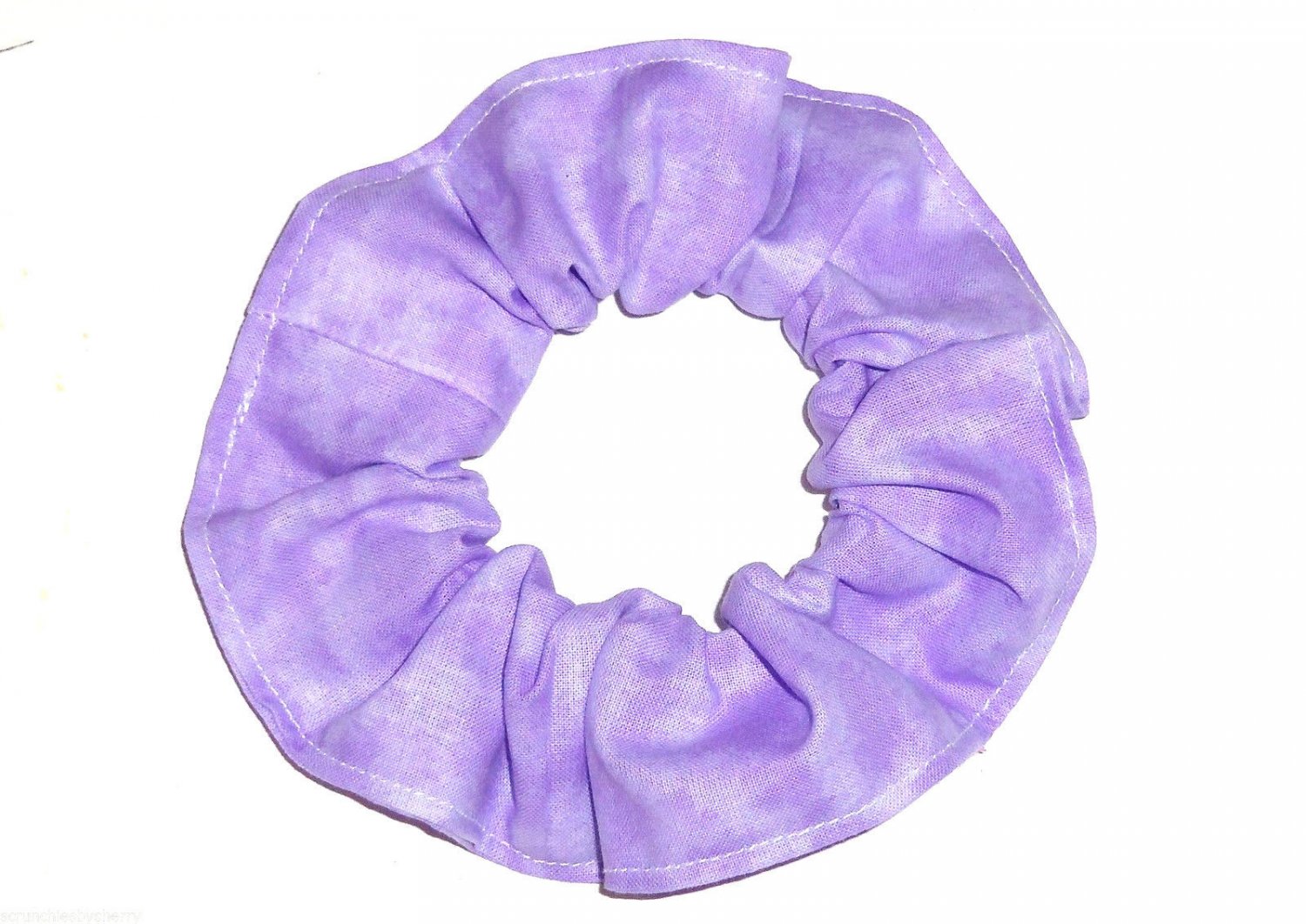 Lavendar Purple Variegated Color Fabric Hair Scrunchie Scrunchies by Sherry