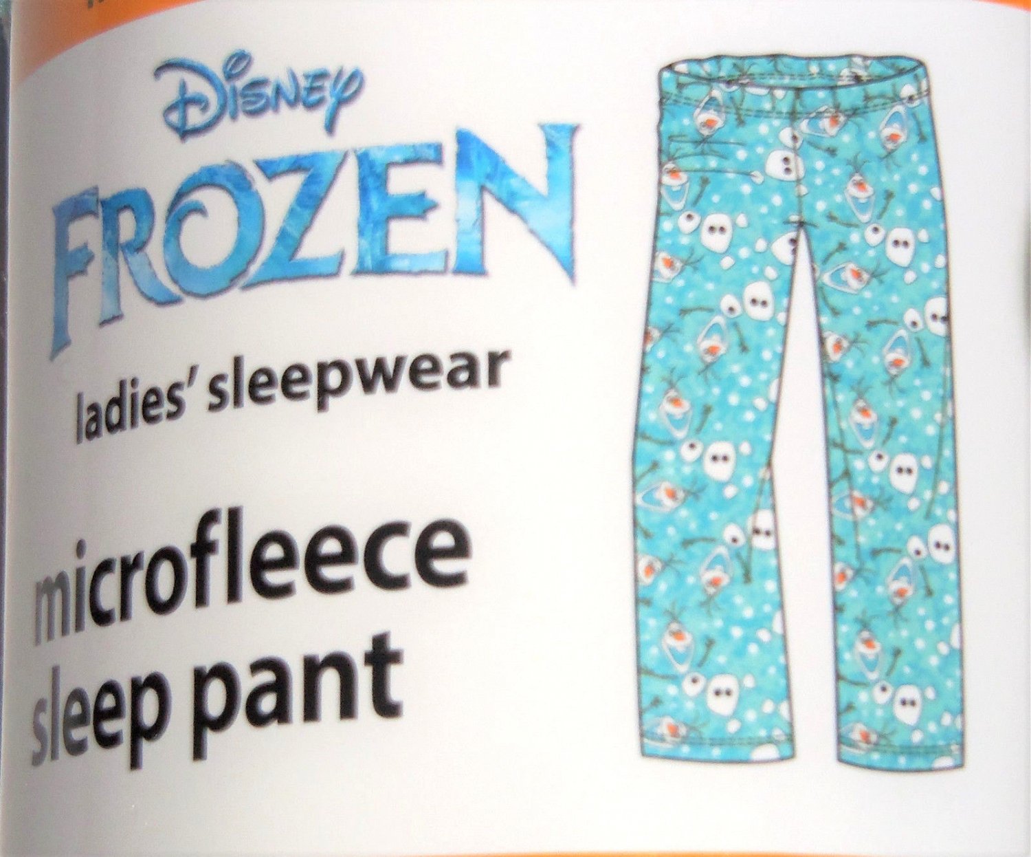Disney Frozen Olaf Ladies Lounge Pants Sleepwear PJ's Blue New 2016 ...