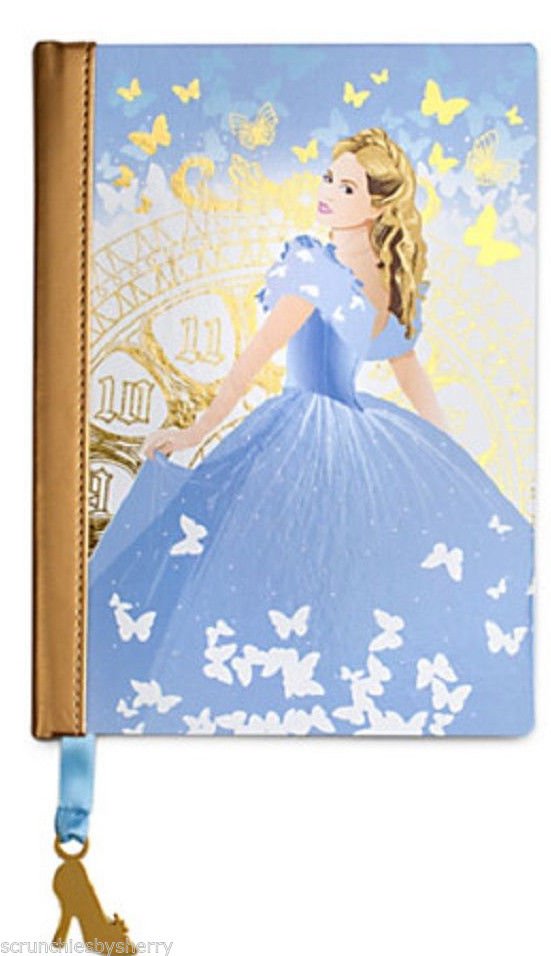 Disney Store Cinderella Journal Diary Live Action Movie 2015 New sold ...