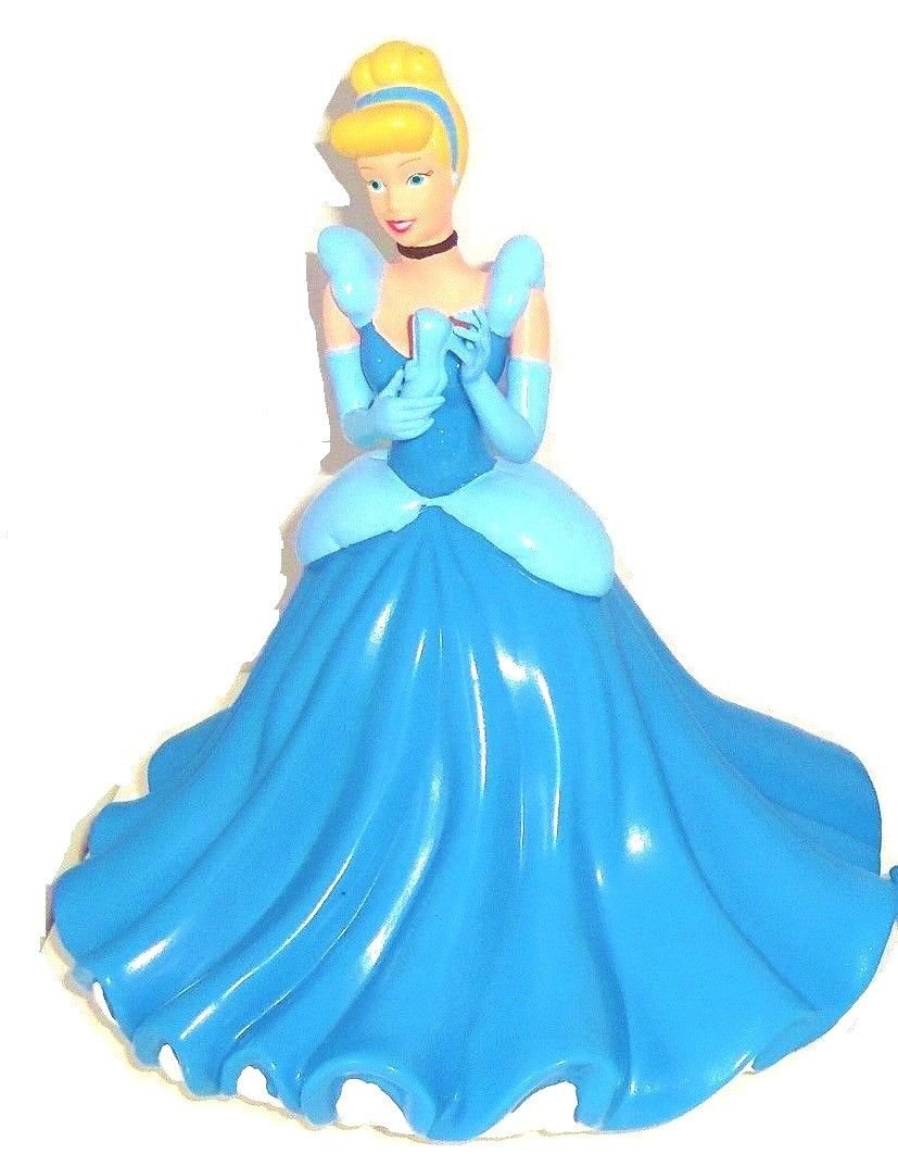 Disney Princess Cinderella Bank Coin Money Theme Parks Blue Dress ...
