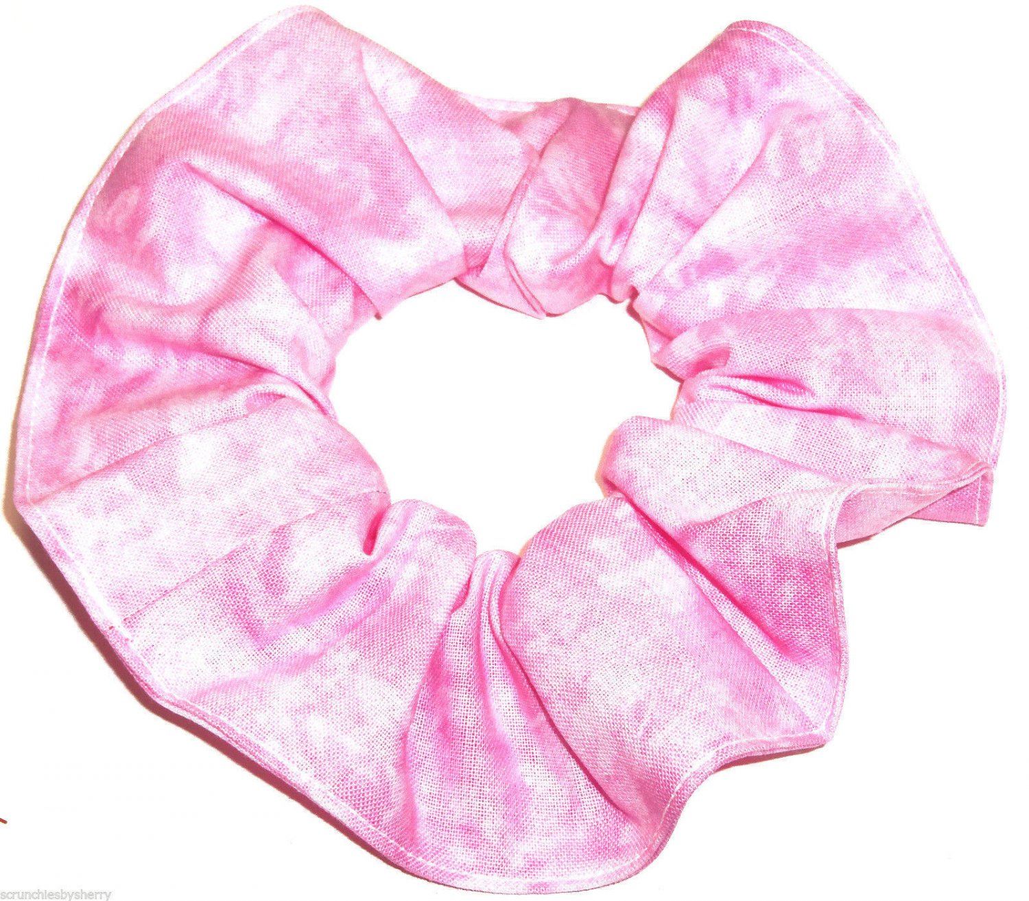 Pink Hair Scrunchie Blenders Fabric Scrunchies by Sherry