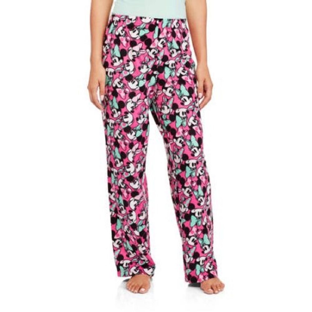 Disney Minnie Mouse Ladies Lounge Pants Sleepwear PJ's Pink New XXL 18W ...