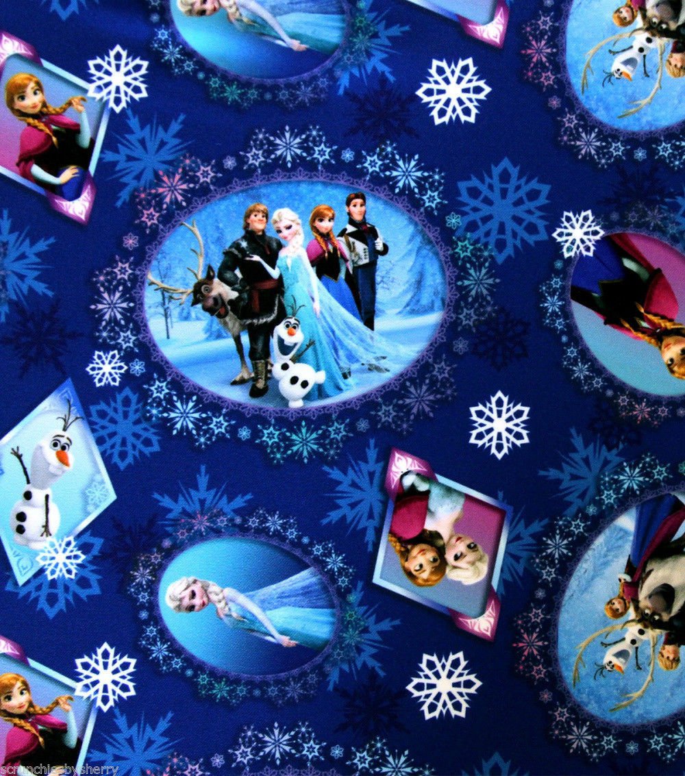 Disney Frozen Scenic Patch Twill Elsa Anna Olaf Kristoff Hans Sewing ...