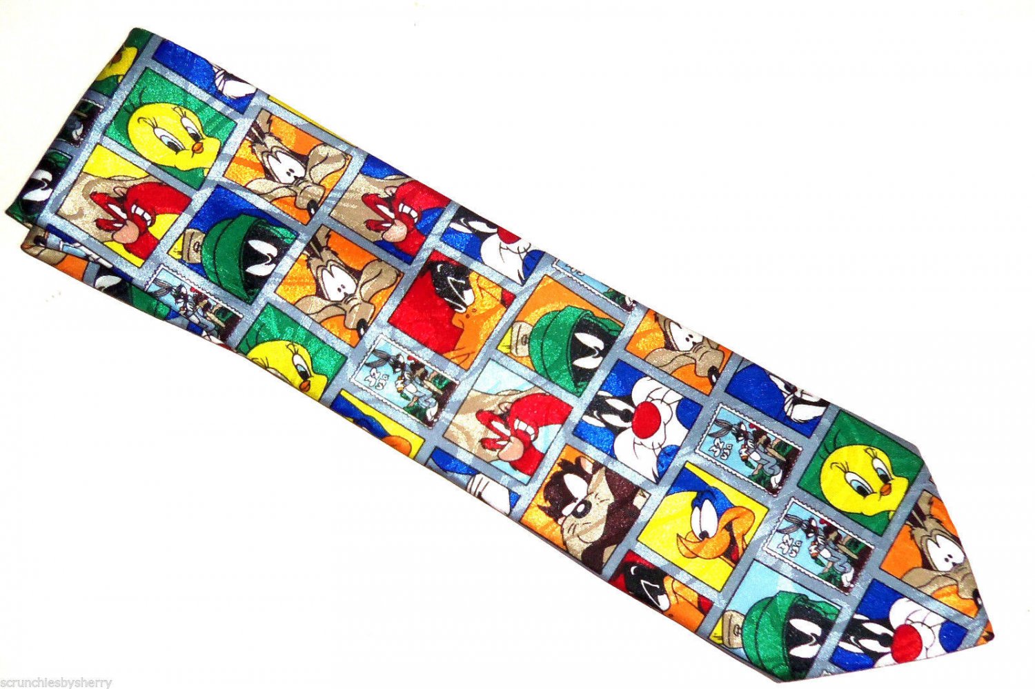 Looney Tunes Bugs Tweety Bird Taz Daffy Duck Mens Neck Tie Necktie Rene ...