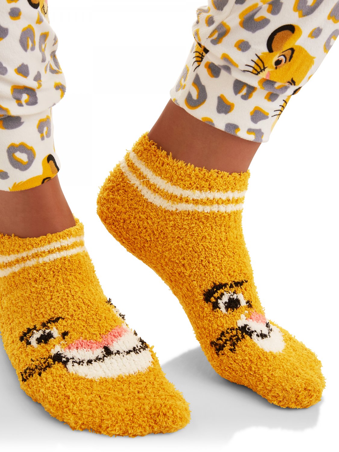 Disney Simba Lion King Women's and Women's Plus Pajama Socks Set 2019 S ...