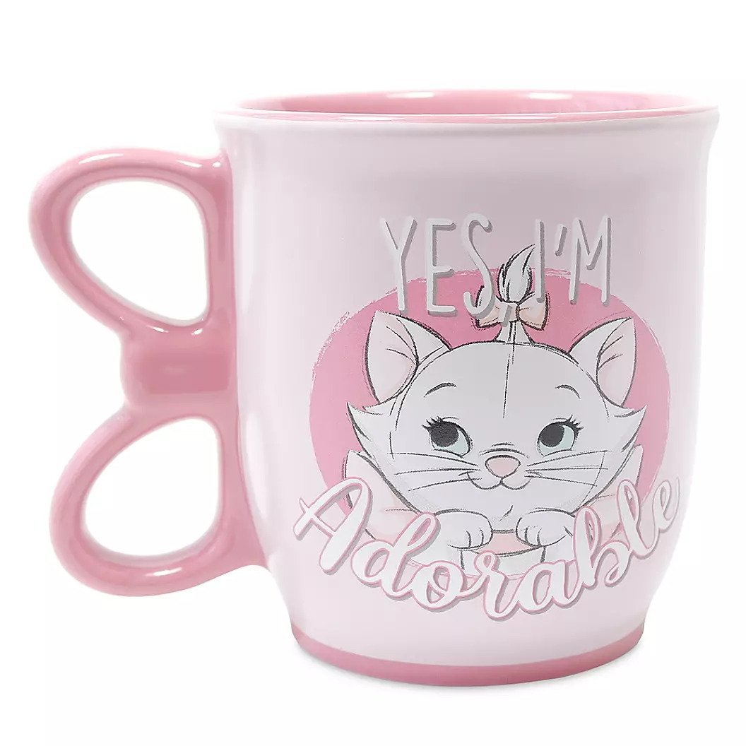 Disney Marie Coffee Mug Aristocats White Pink 2020