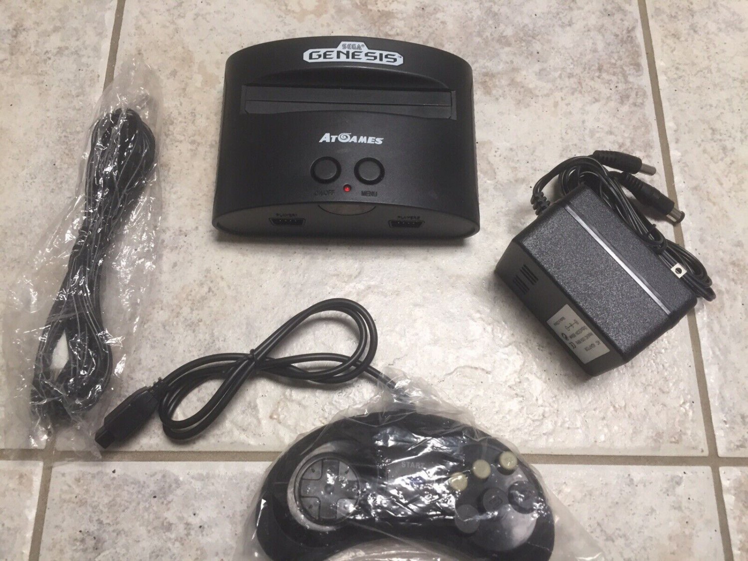 SEGA Genesis Classic Black Game Console with 81 Preloaded Games and ...