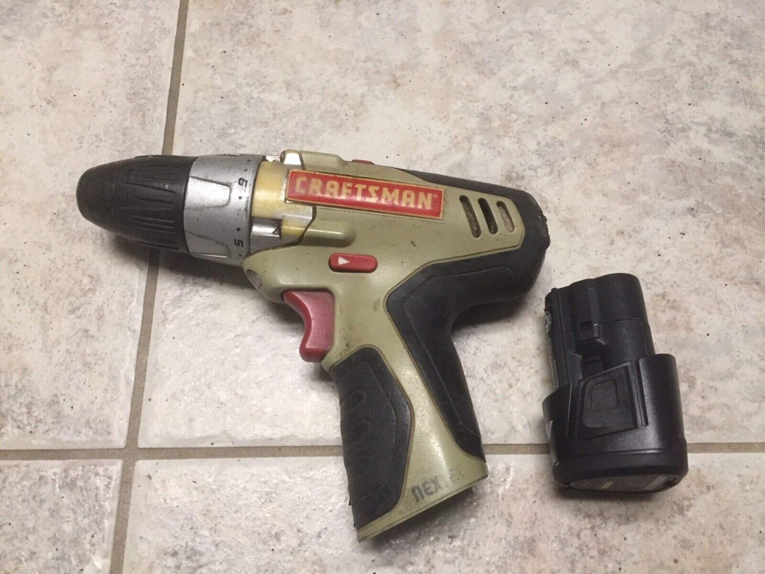 Craftsman NEXTEC Compact Drill/Driver 12V TOOL and Battery 320.11221