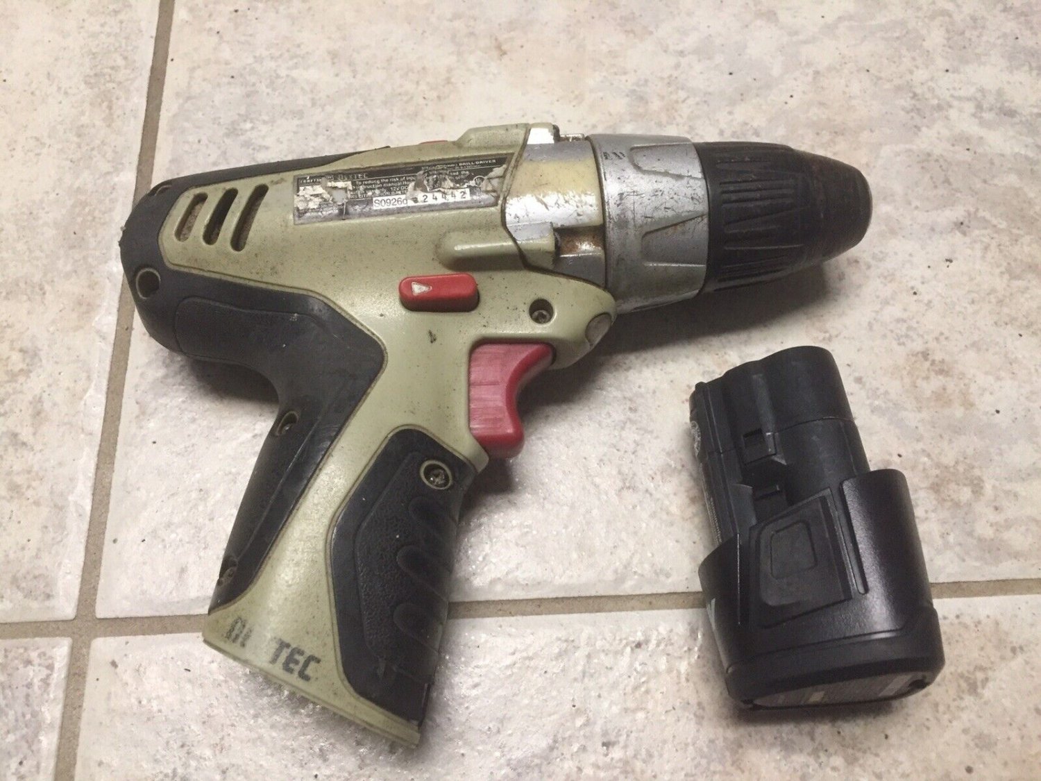 Craftsman NEXTEC Compact Drill/Driver 12V TOOL and Battery 320.11221