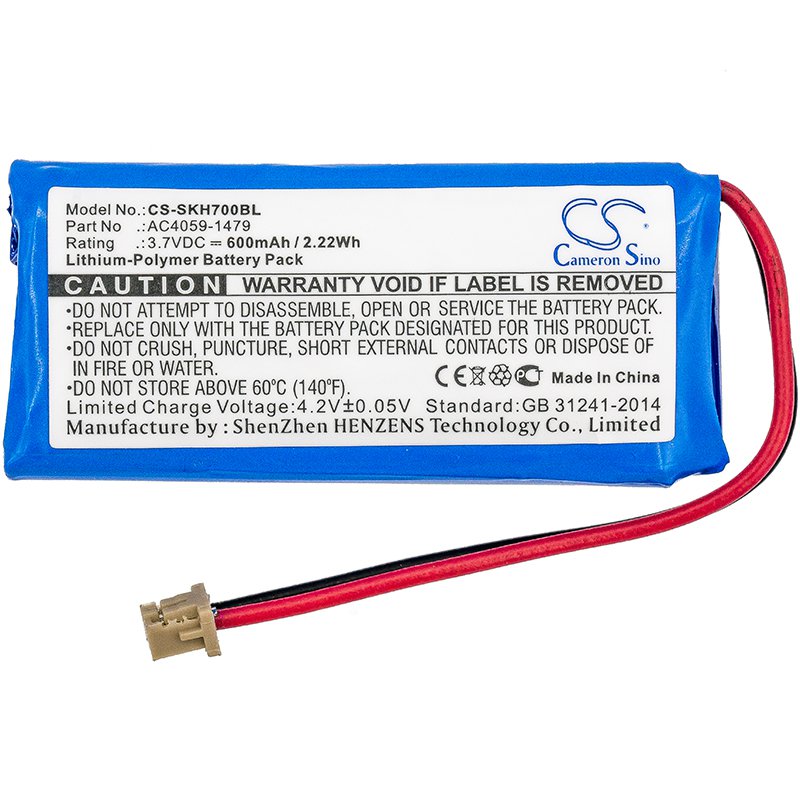 BATTERY SOCKET MOBILE AC4059-1479 FOR CHS 7Qi, CHS 7X, CHS 7Xi, CHS ...