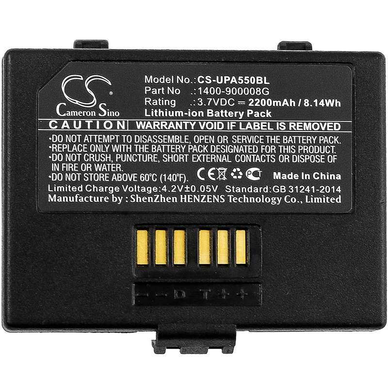 BATTERY UNITECH 1400-900008G FOR PA550