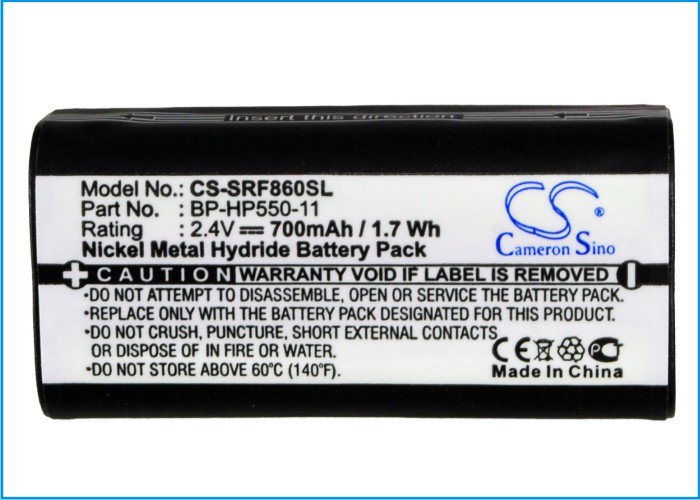 BATTERY SONY BP-HP550-11 FOR MDR-RF925, MDR-RF925RK, MDR-RF970, MDR-RF970RK