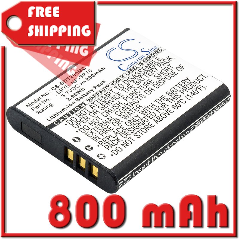 BATTERY SONY 4-261-368-01, NP-SP70, NP-SP70 FOR MHS-TS20/L, MHS-TS20/S ...