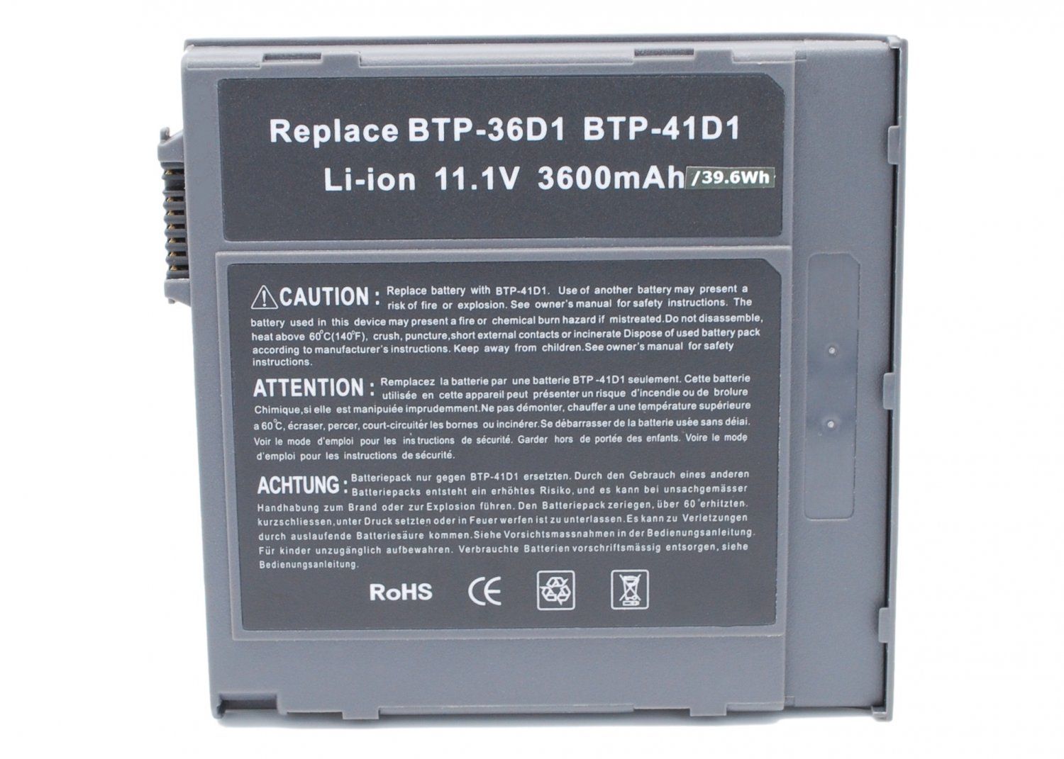BATTERY ACER 60.45H03.011, BTP41D1, BTP-41D1 FOR TravelMate 364 ...