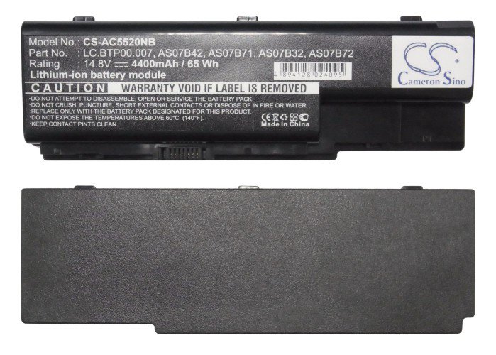 BATTERY FOR GATEWAY NV78