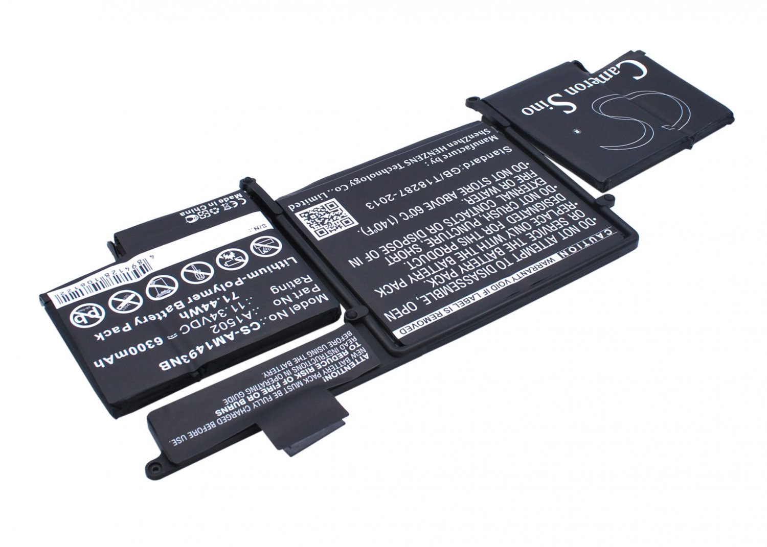 BATTERY APPLE 020-8146, 020-8148, A1493, A1502 FOR MacBook Pro "Core i7 ...