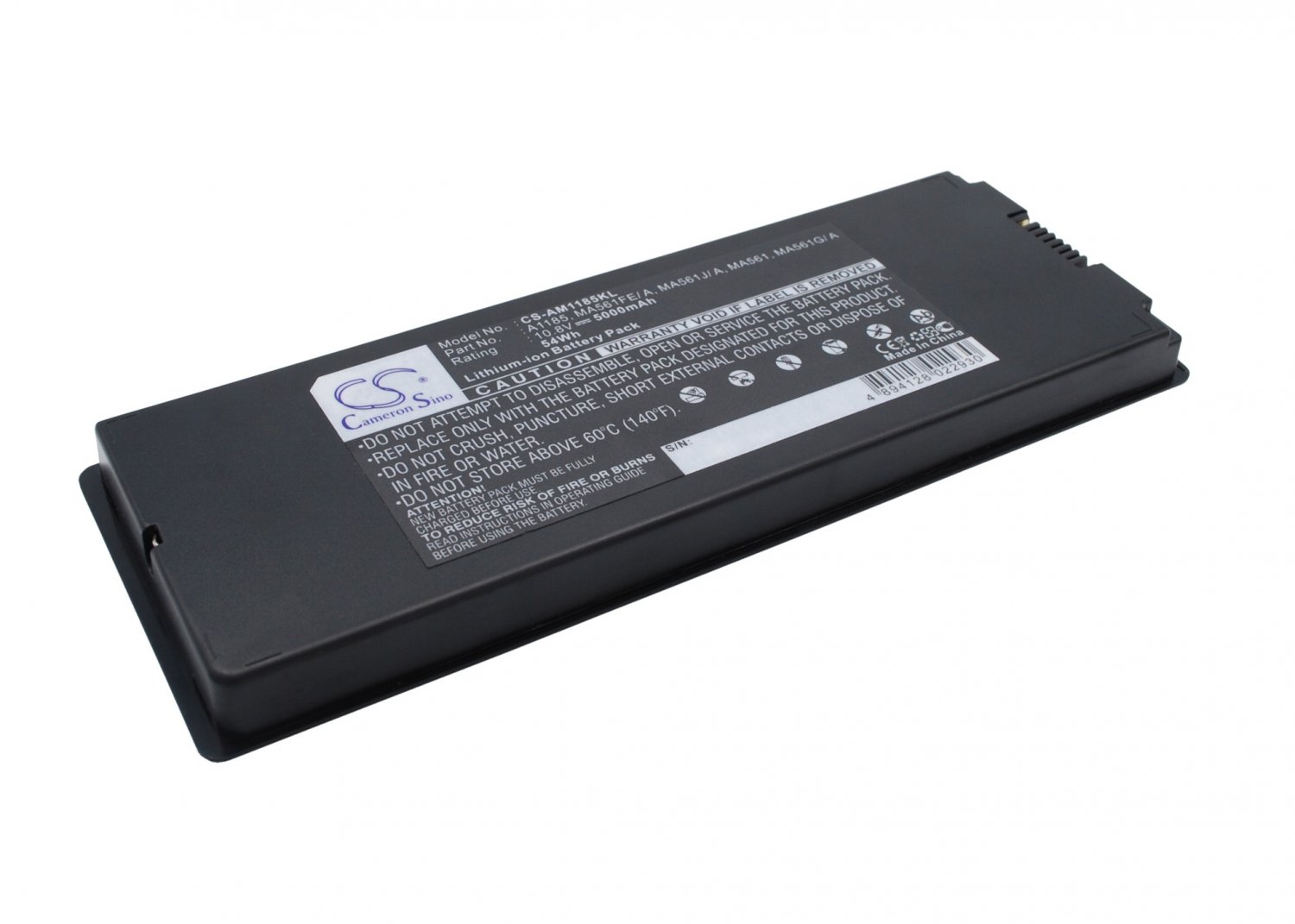 BATTERY APPLE A1185, MA561, MA561FE/ A, MA561G/ A, MA561J/ A FOR ...