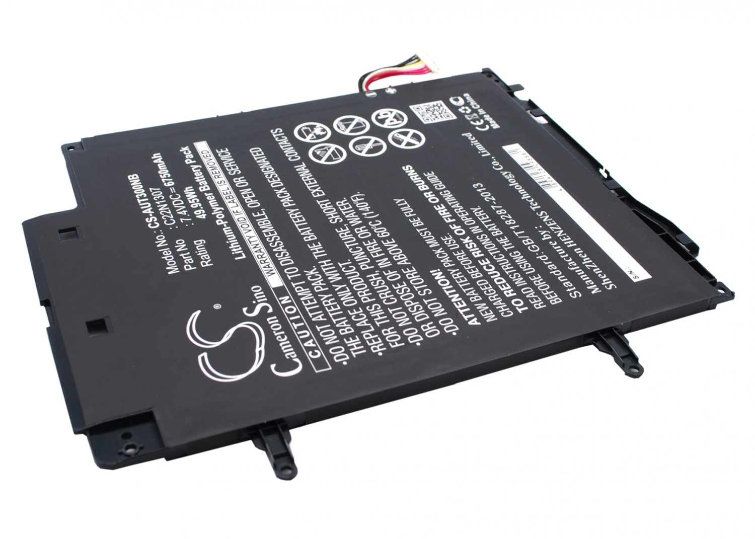 BATTERY ASUS 0B200-00570000, C22N1307 FOR Transformer Book T300, T300L ...