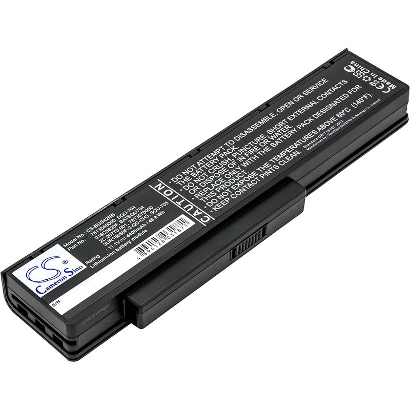 BATTERY BENQ 2C.20770.001, 2C.20C30.001, 7813540000 FOR JoyBook R43 ...