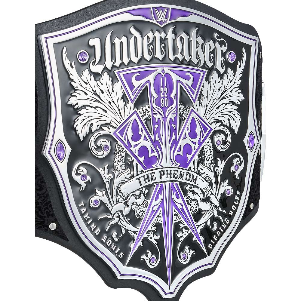 Undertaker Limited Edition Legacy Championship Title Belt with Free Casket