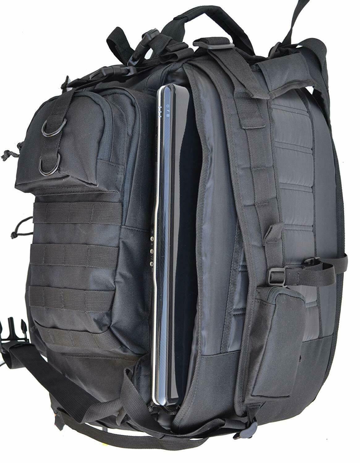 Explorer Tactical Gun Concealment Backpack With Molle Webbing Hydration ...