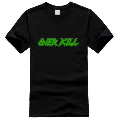 Overkill 1 Rock Band Black T-Shirt TShirt Tee