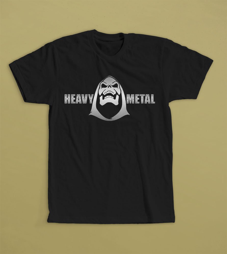 Heavy Metal 18 Speed Shift Pattern Black T Shirt Tee