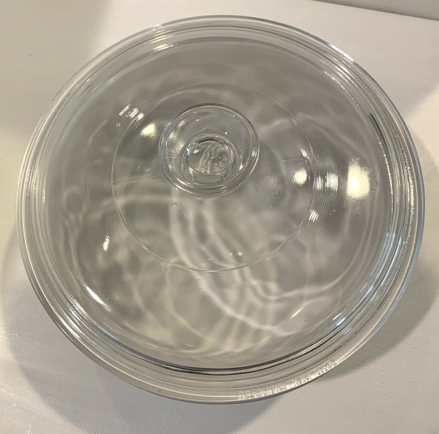 Corning Ware Round Baking Casserole Dish & Lid French White F-1-B Pyroceram