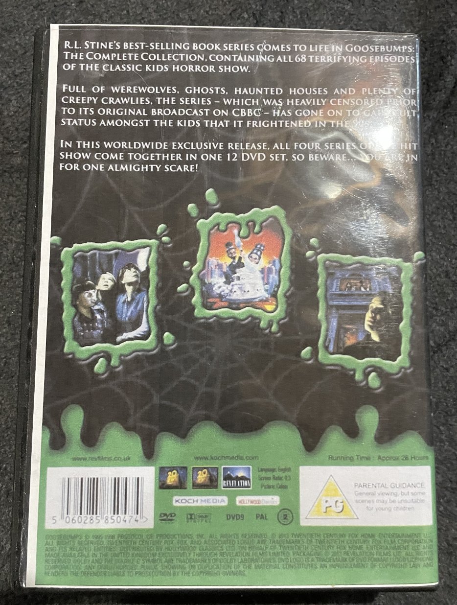 Goosebumps Complete Series 12 Disc DVD Set