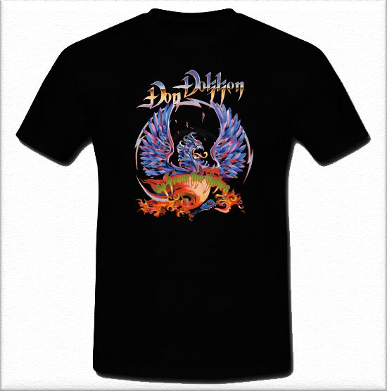 dokken up from the ashes Long Way Home Hard core Black T-shirt Tee S M ...