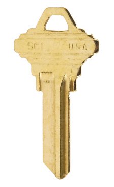 Schlage "C" Key way 5pin blank 250ea (SC1-250)