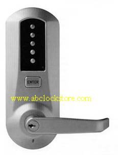 KABA Simplex 5021 push button lock with Schlage IC core key override ...