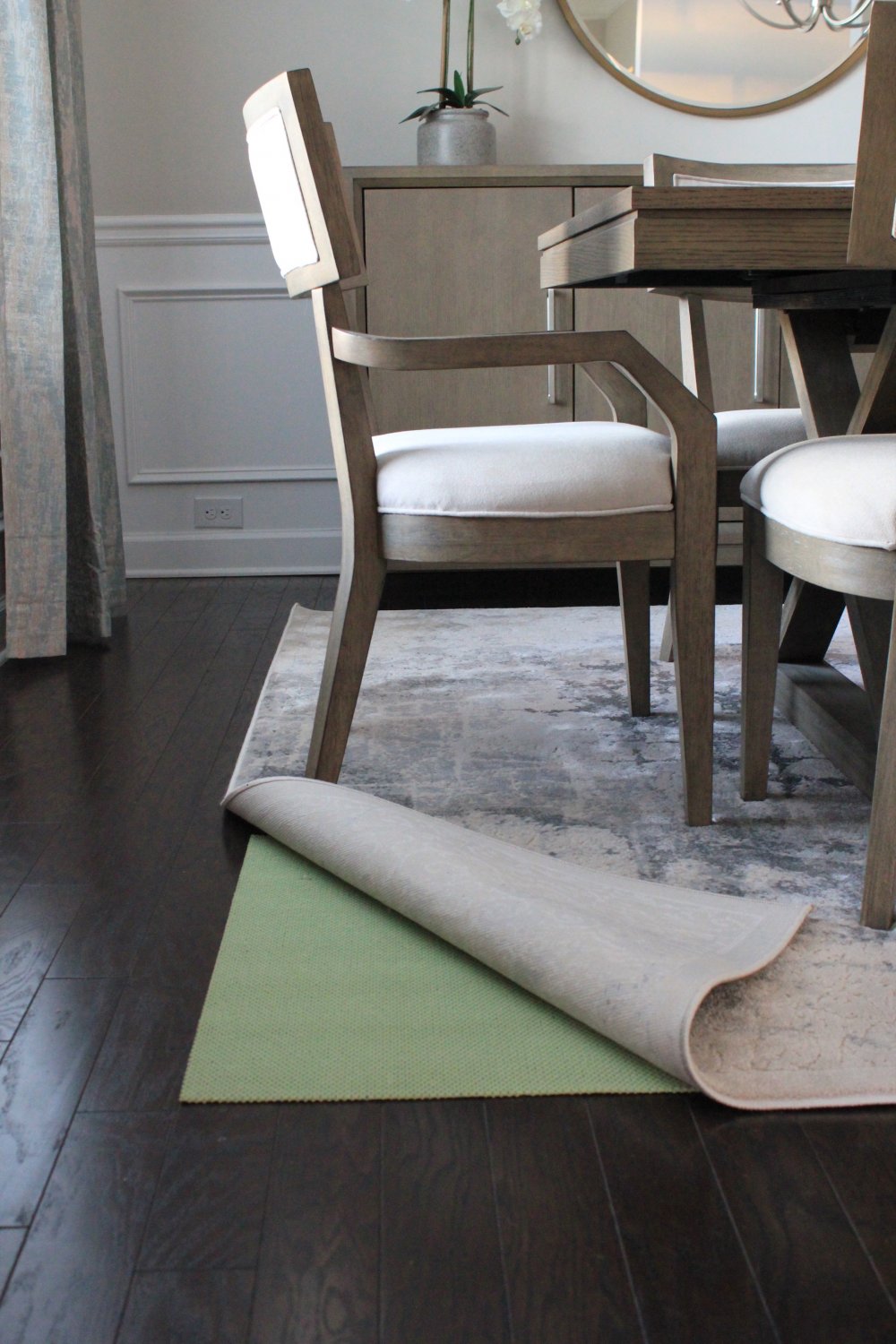 4' X 8' Super Green Natural Rubber Runner Rug pad - Georgia Rug Pads