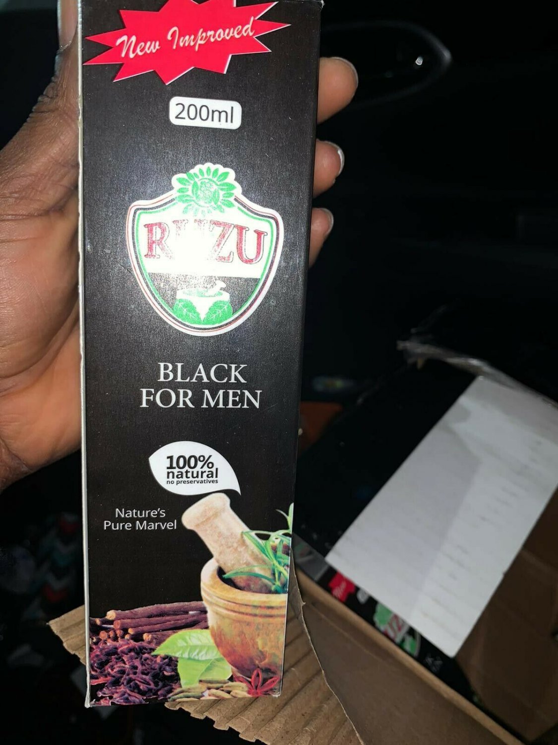 Ruzu Black for Men 200ml