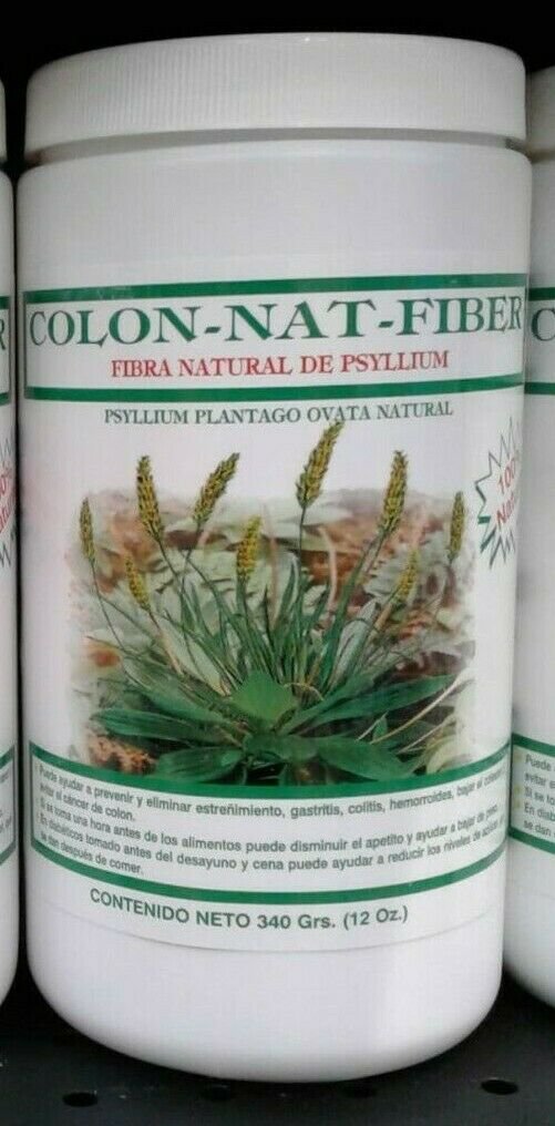 Colon~Nat~Fiber *PSYLLIUM NATURAL FIBER* 12 oz. Premium Quality ...