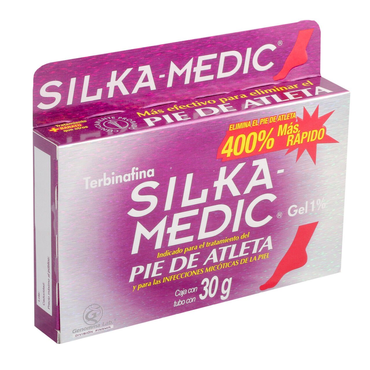 Silka Medic Gel Antifungal Athletes Foot & Fungal Skin Infections/ Pie ...