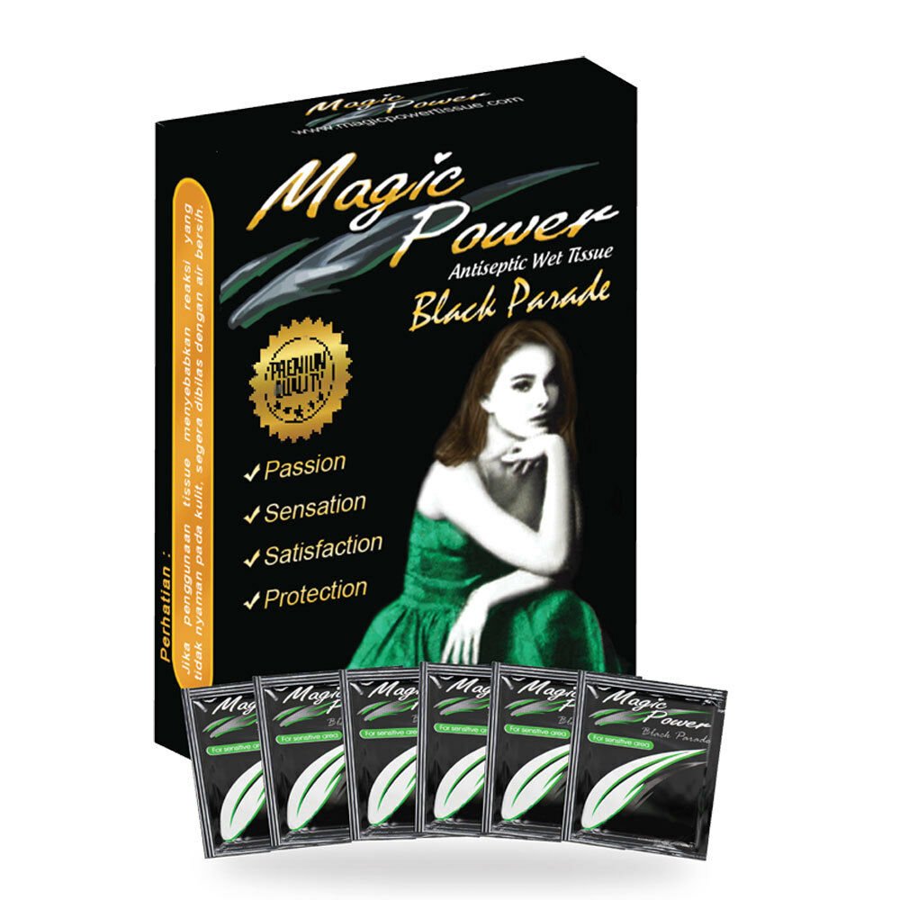 2 box@ 12 sachet tissue Magic Black Parade providing lasting sex ...