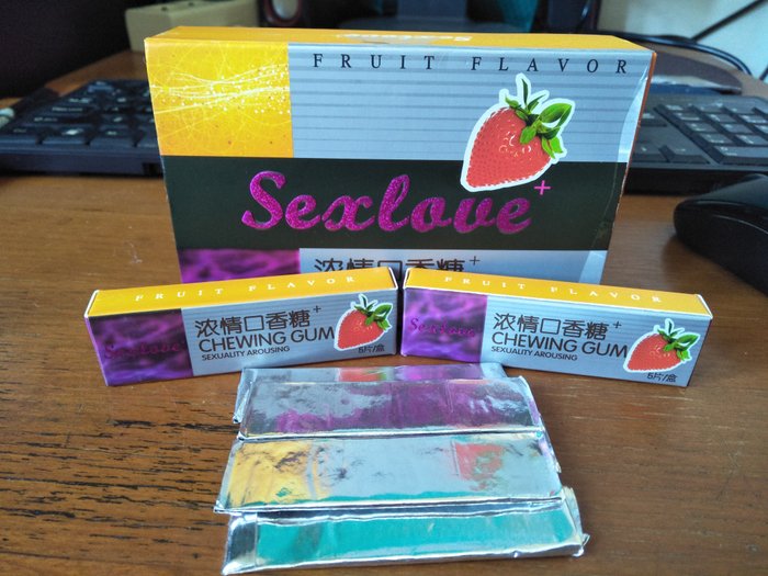 10 pax Love Chewing Gum, Candy Stimulation,increase libido for Women