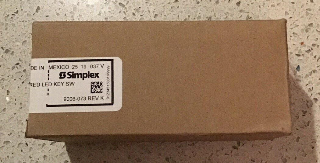 Simplex 2098-9806 Fire Alarm Key Remote Test Station