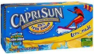 Capri Sun Fruit Lemonade Juice Drink Blend, 10/6 fl oz pouches