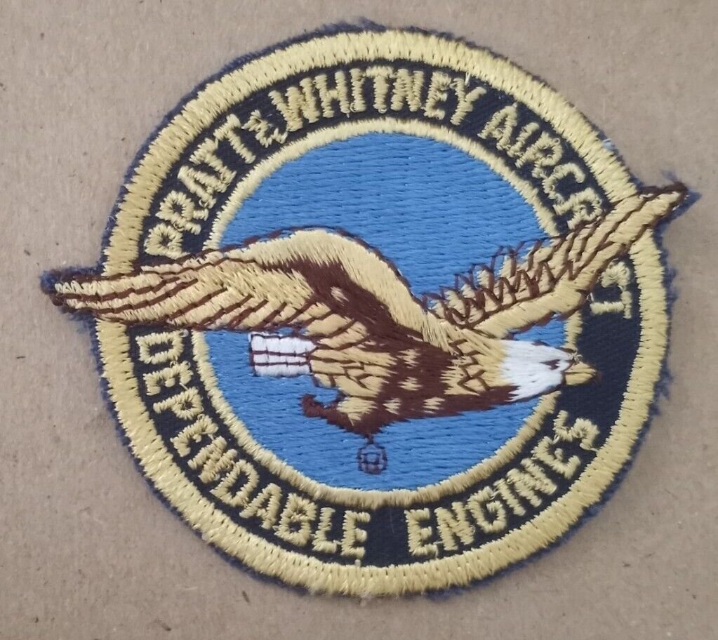 Pratt & Whitney Aircraft - Dependable Engines - embroidered Iron on patch