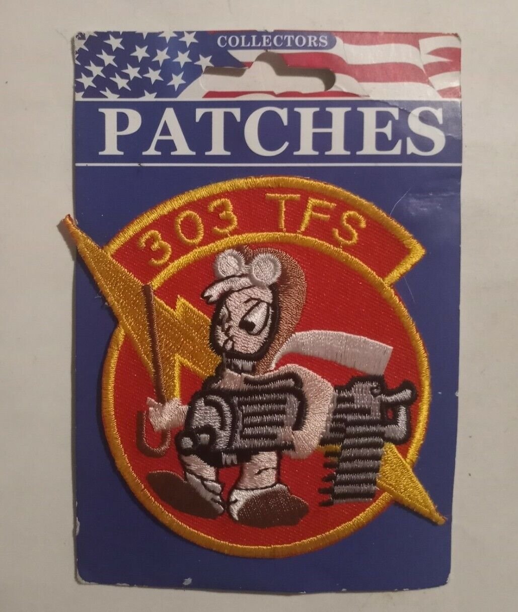 303 TFS - Tactical Fighter Squadron - Iron on patch