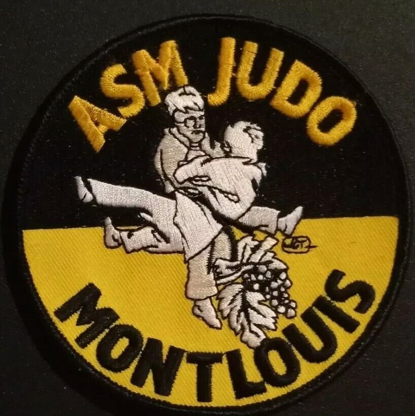 ASM Judo - Montlouis-sur-Loire France - original embroidered sew on Patch